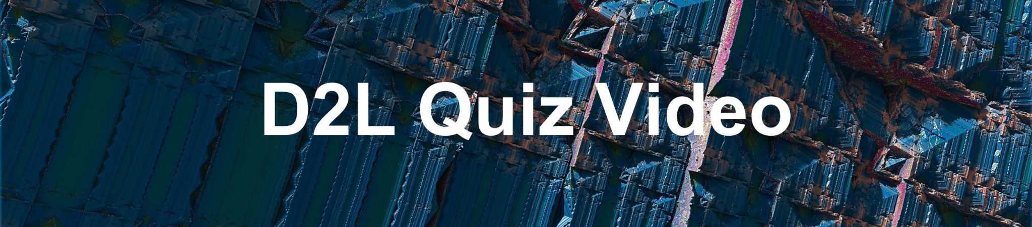 Teaching – D2L Quiz Videos – Saint Leo University Center for Teaching and Learning Excellence