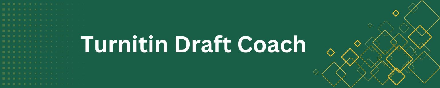 Turnitin Draft Coach – Saint Leo University Center for Teaching and ...