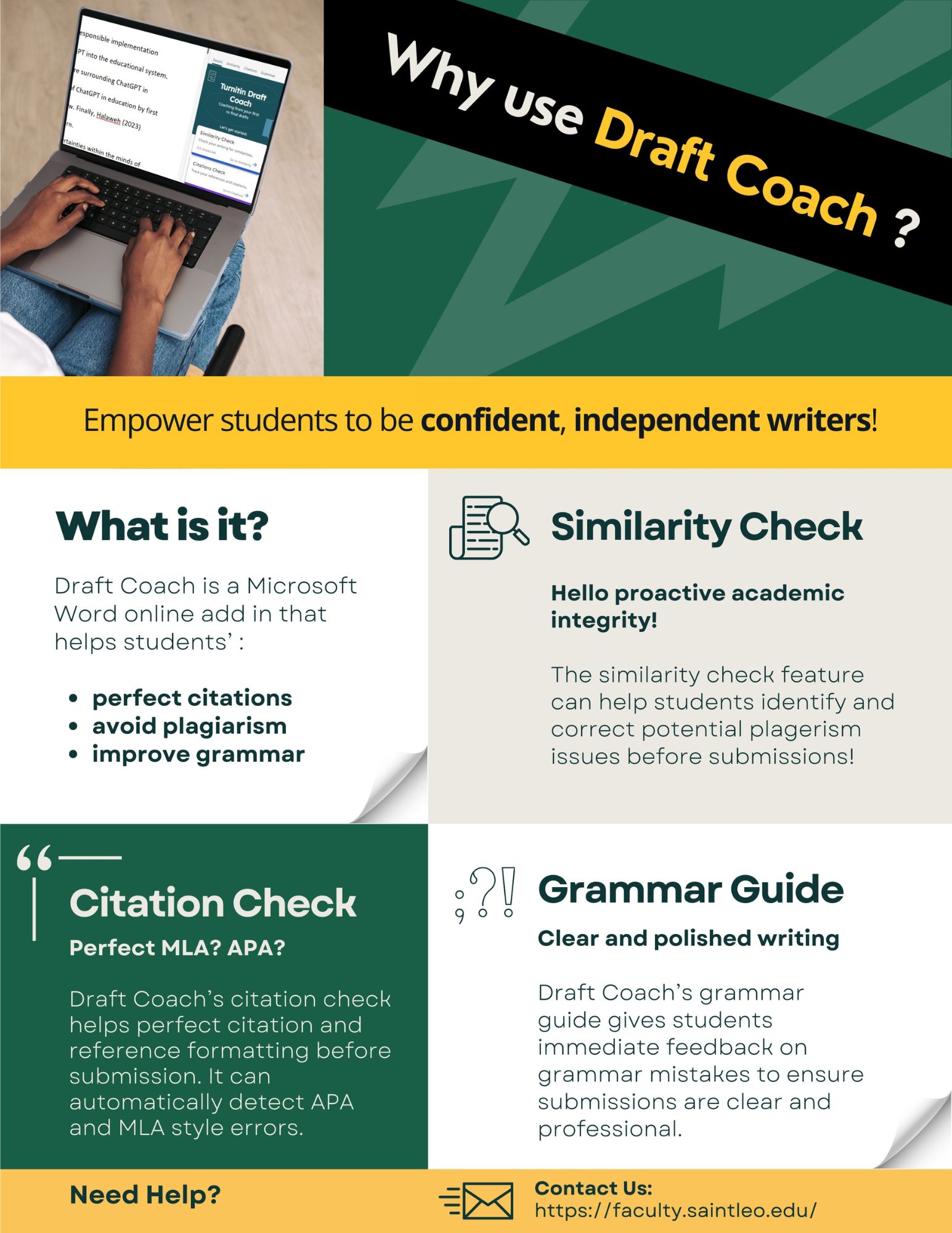 Turnitin Draft Coach - Saint Leo University Center for Teaching and ...