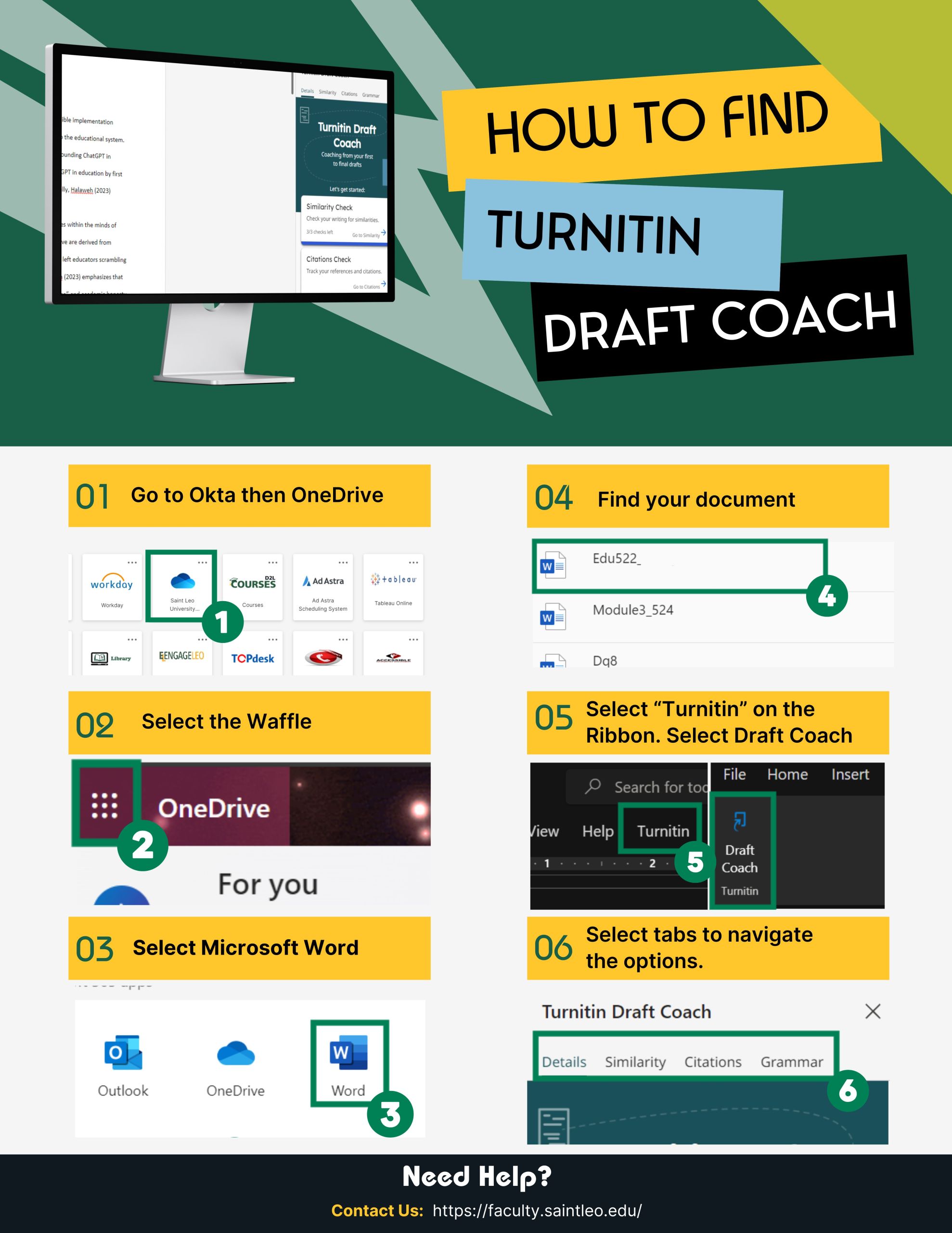 Turnitin Draft Coach – Saint Leo University Center for Teaching and ...